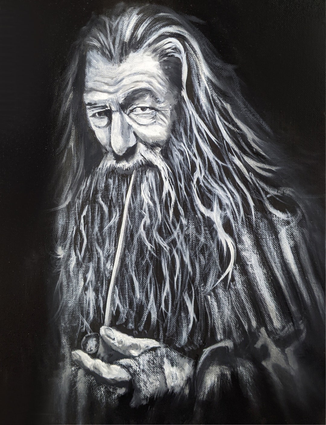 Gandalf Portrait 8.5x11 Signed Print - Etsy