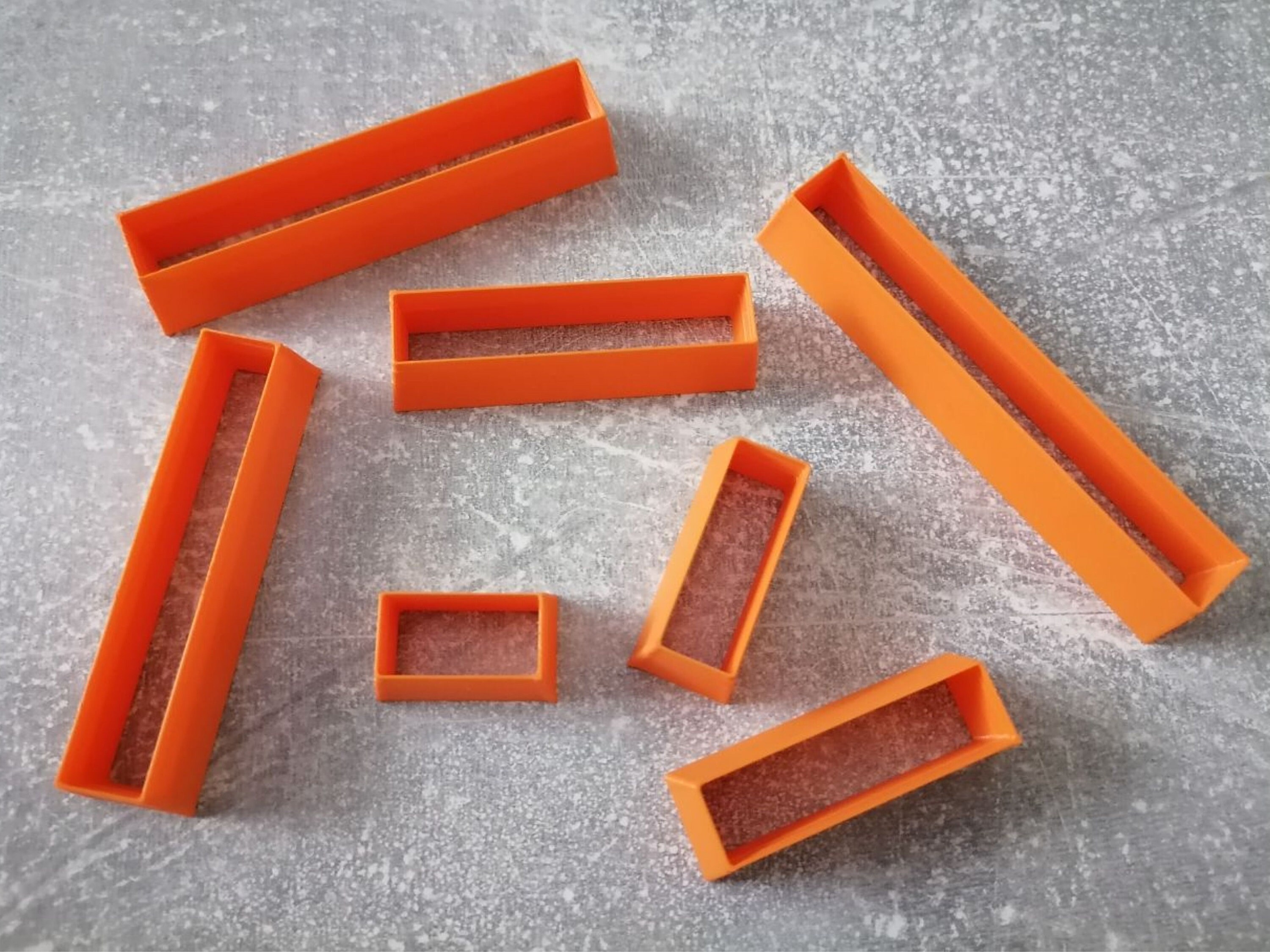 Rectangle Clay Cutter Set - Etsy