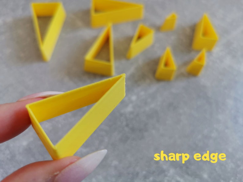 Polymer Clay Cutter Triangle shape tools | Etsy