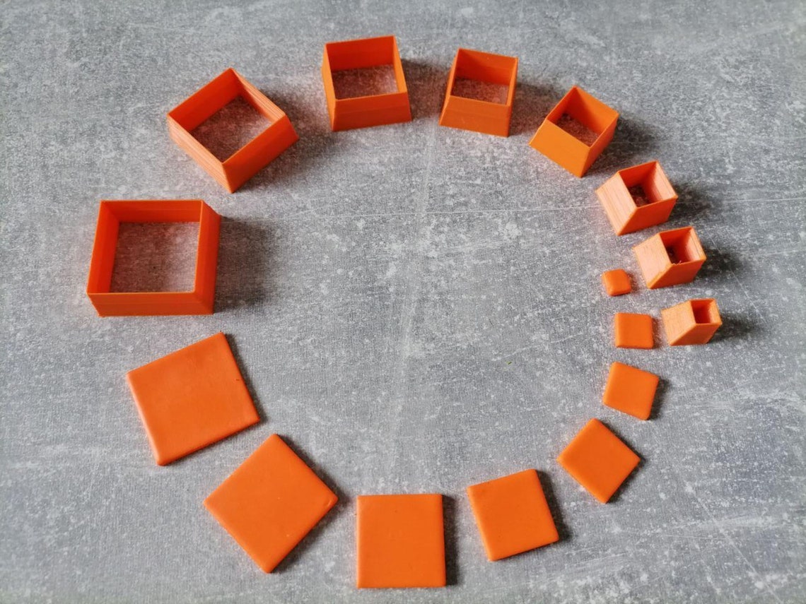 Clay Cutting Tools, Square Shape Tools - Etsy