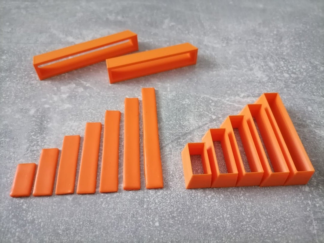 Rectangle Clay Cutter Set - Etsy