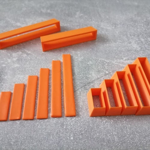 Rectangle Clay Cutter Set - Etsy
