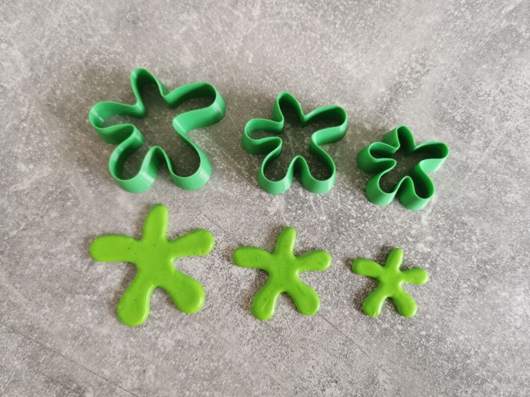 Splash Shaped or Paint Splatter Polymer Clay Cutter - Etsy