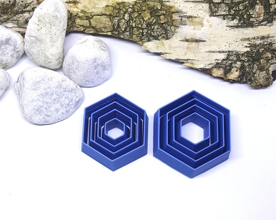 Polymer Clay Cutter Hexagon shape tools | Etsy