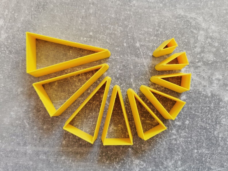 Polymer Clay Cutter Triangle shape tools | Etsy
