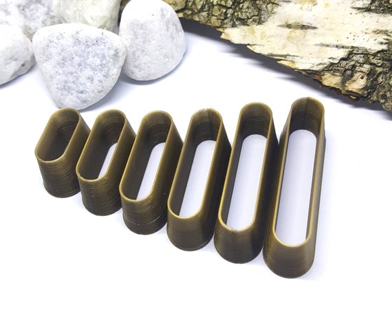 Polymer Clay Cutter Oval circle shape tools | Etsy