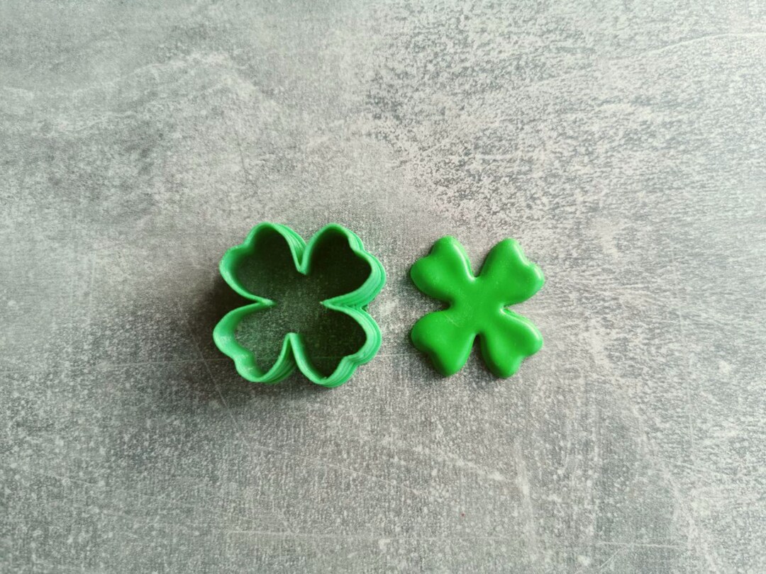Four Leaf Clover Clay Cutter, St Patrick's Day Clay Cutters, Polymer ...
