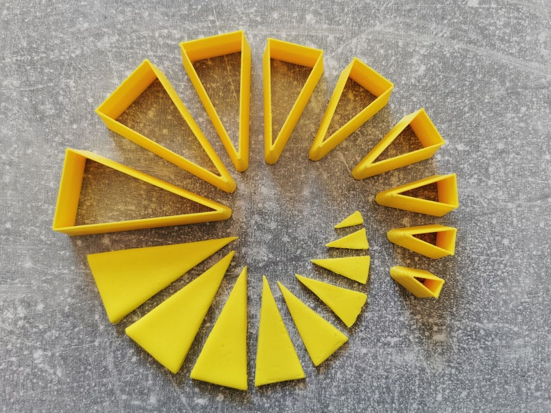 Polymer Clay Cutter Triangle shape tools | Etsy