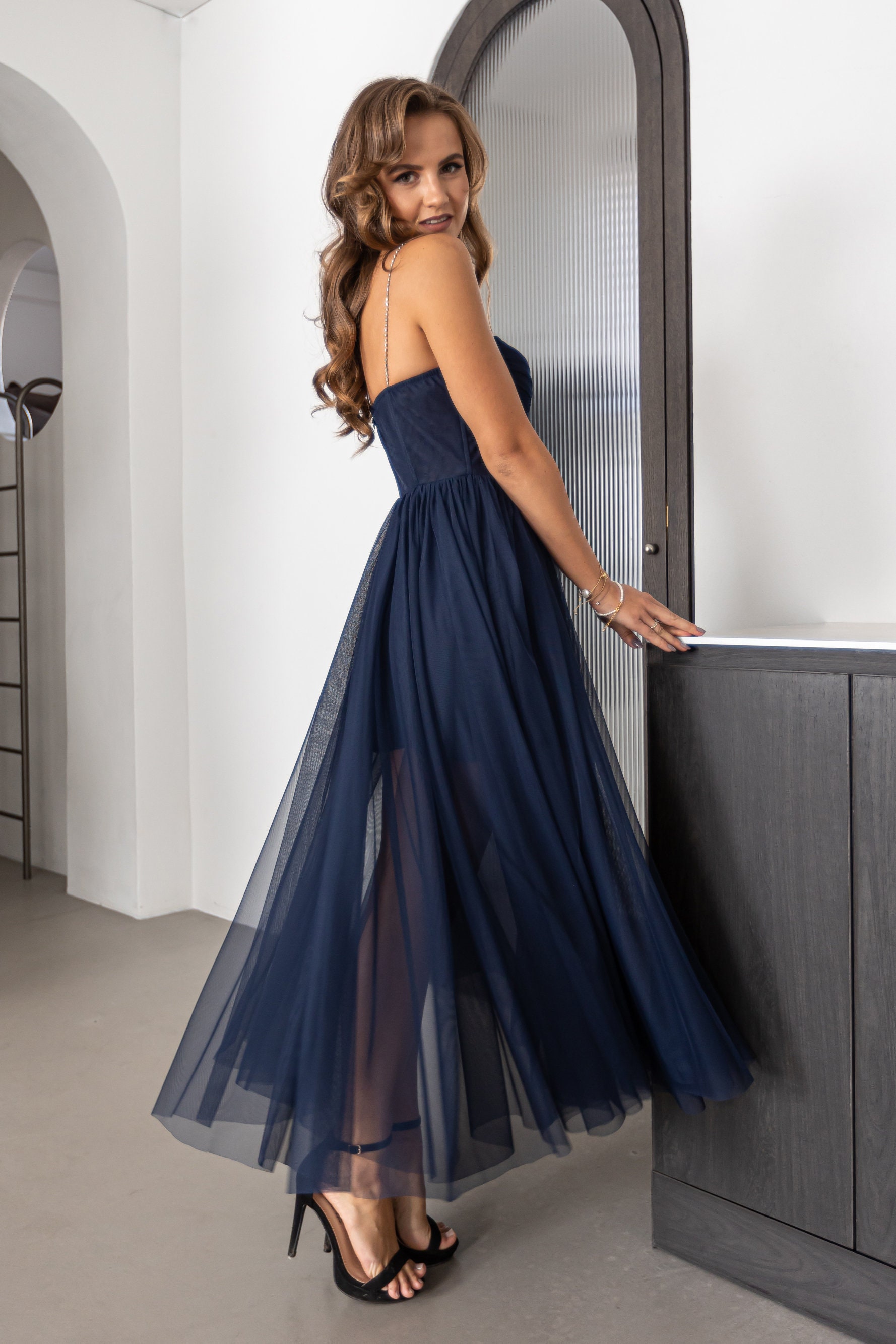 Tulle Dress Women, Wedding Guest Dress, Party Dress, Elegant Dress ...