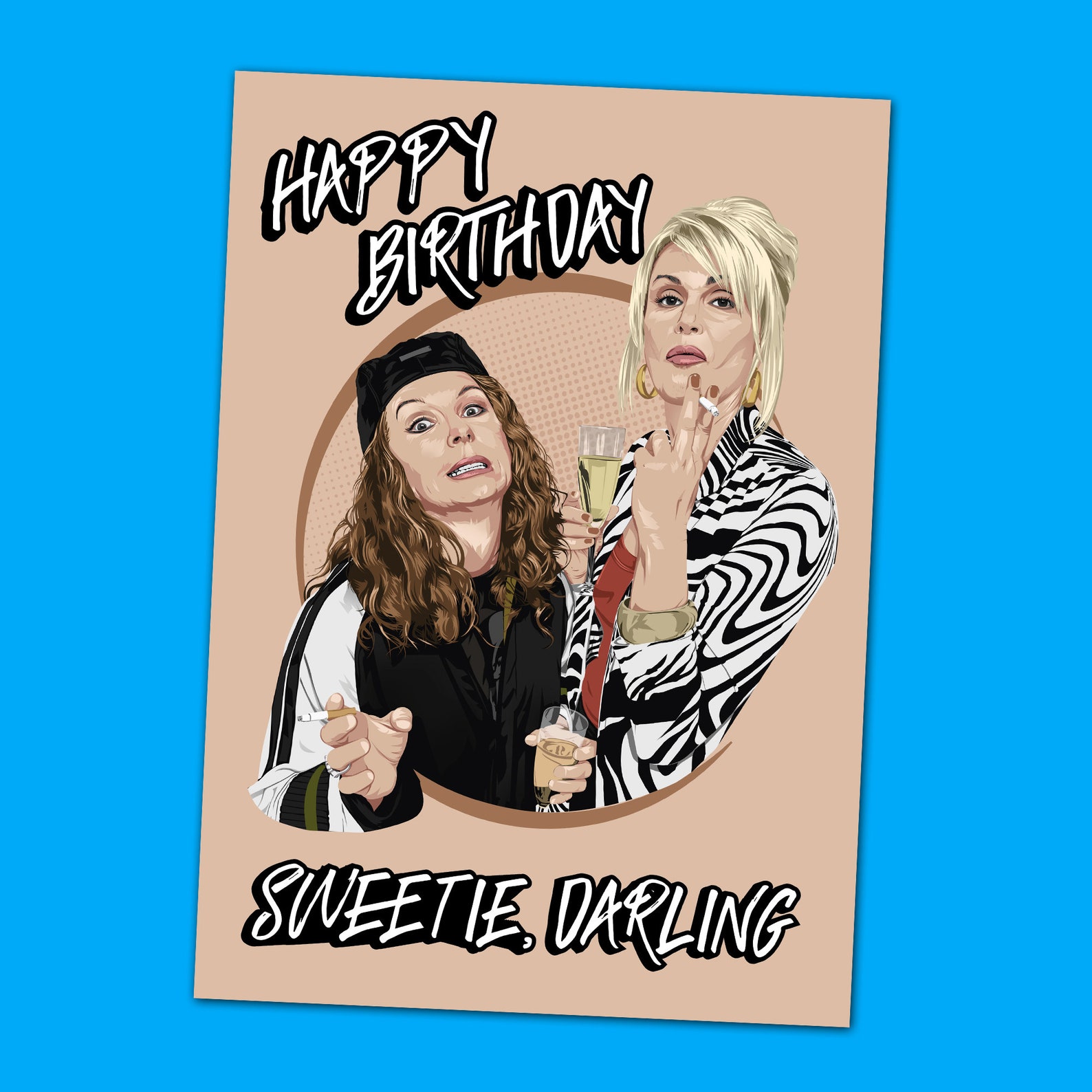 Absolutely Fabulous Birthday Card | Etsy