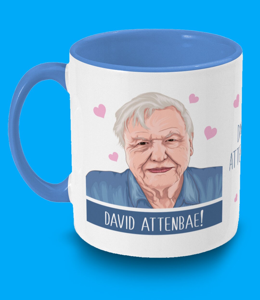 David Attenbae Dos Taza Tonadas - Etsy España