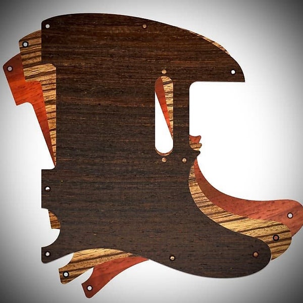 Telecaster Pickguard Wood - Etsy