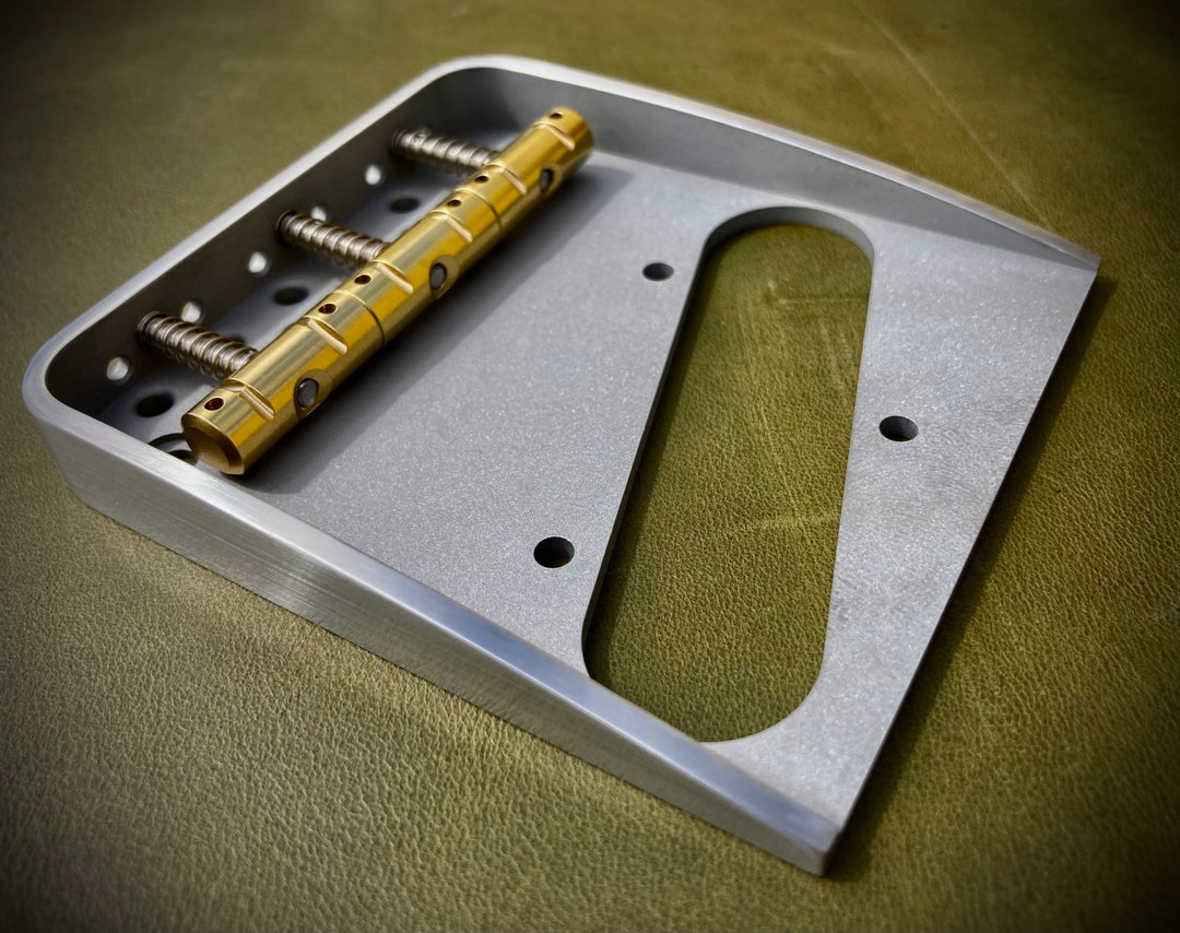 Van Dyke-harms LEFT HAND Telecaster Hybrid Bridge and Compensated ...