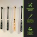 Hideit Vbat Mount Vertical Baseball Bat Mount - Etsy