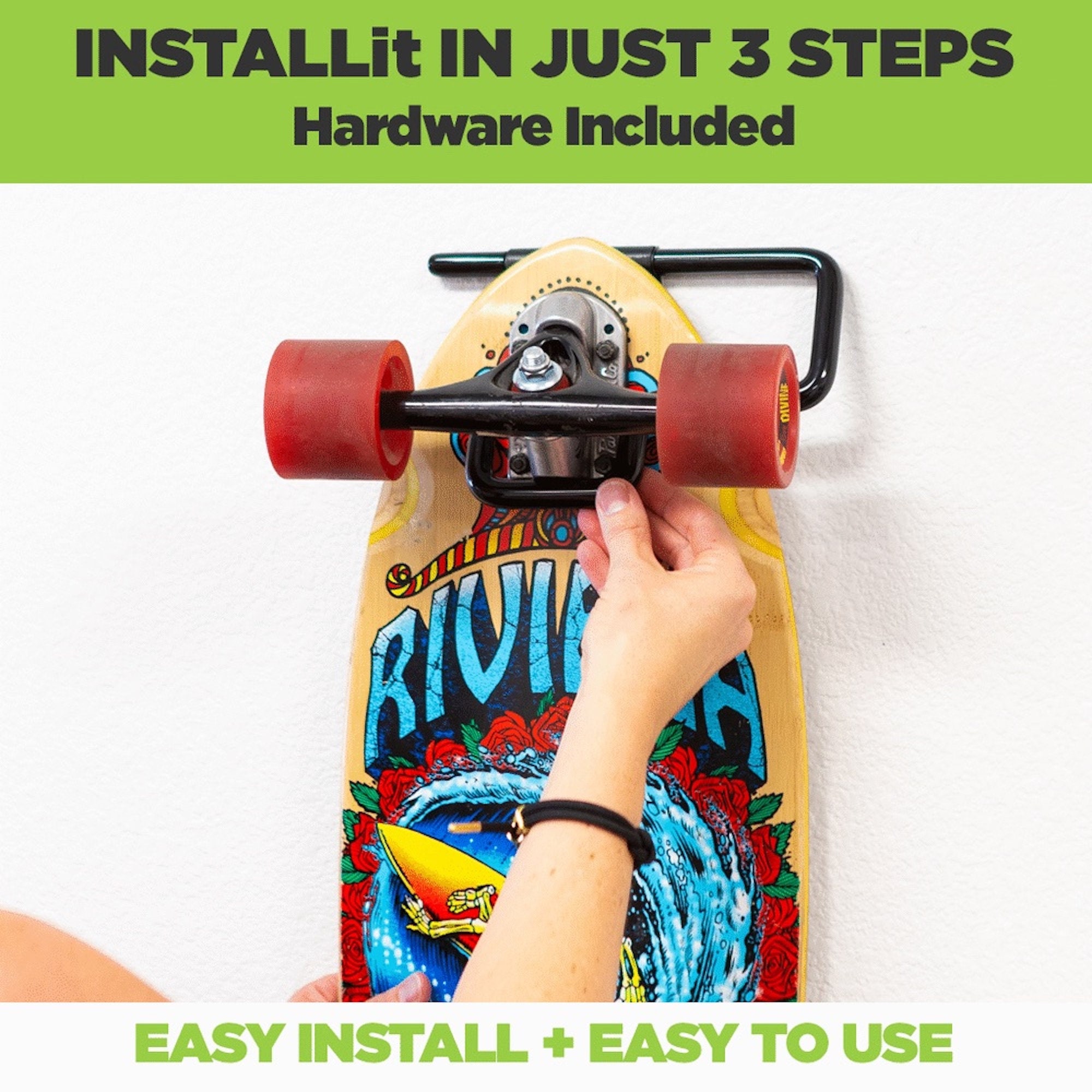 Hideit Dskate Mount - Vertical Display Skateboard Mount - Etsy