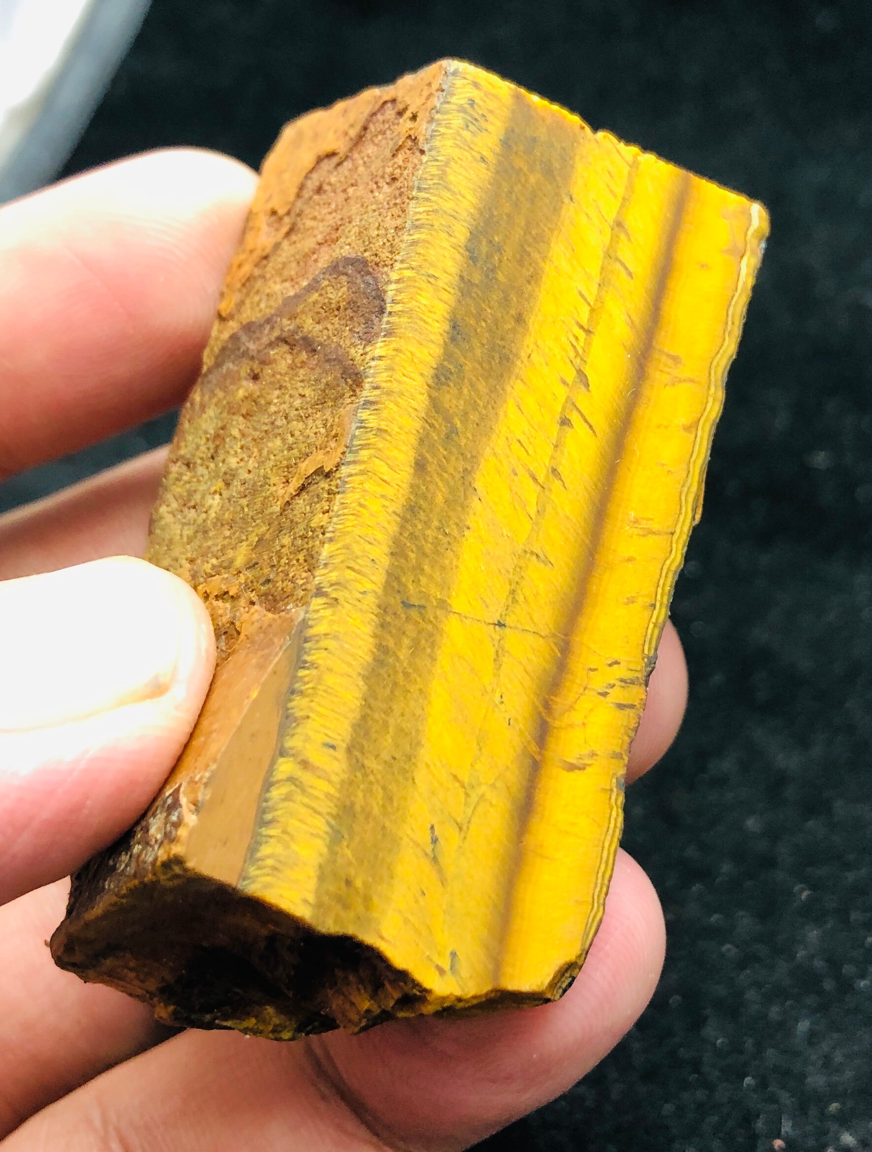 Raw Tigers Eye Chunk Rock Healing Tigers Eye Stone Natural | Etsy