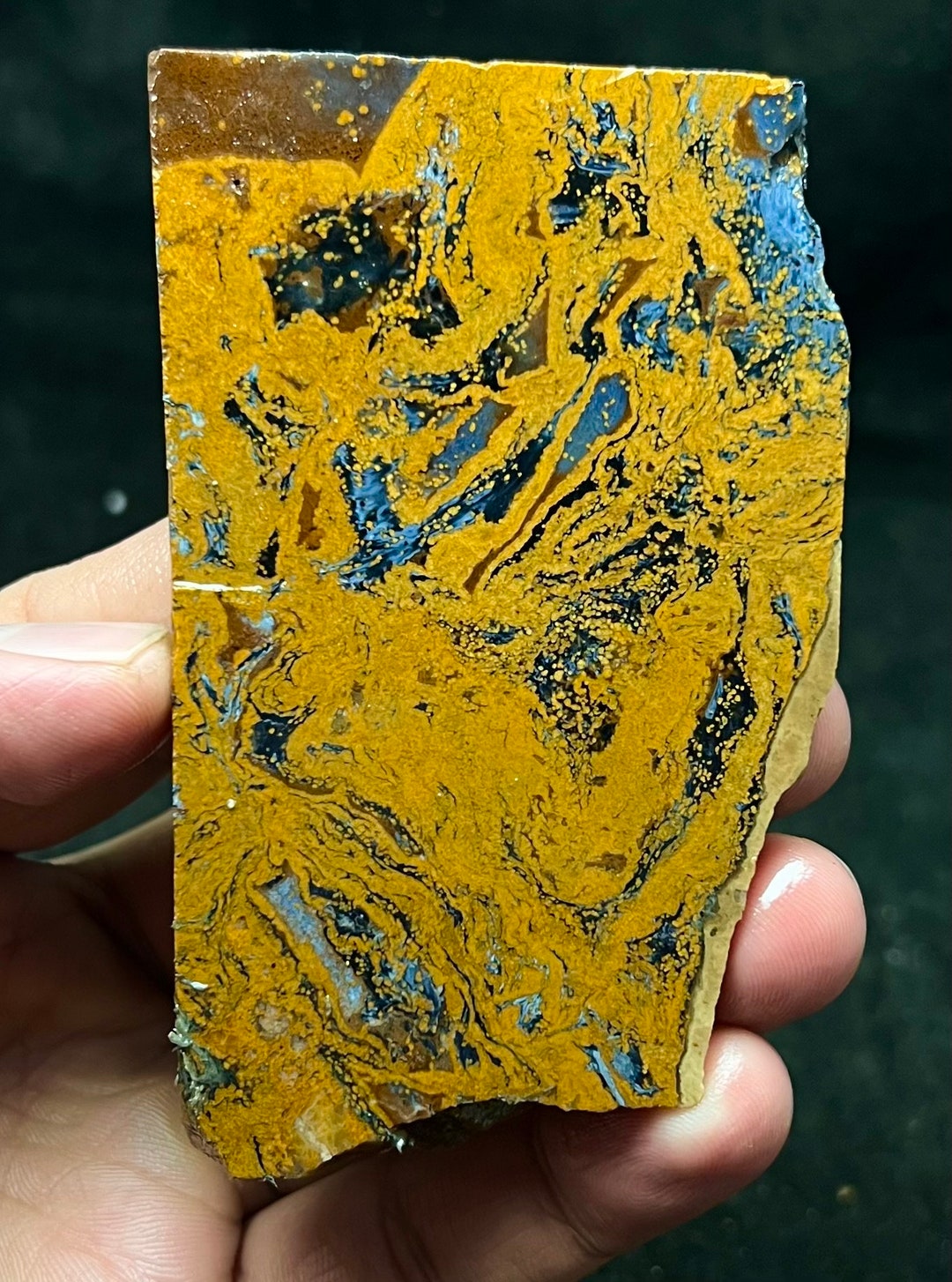 100% Natural Pietersite Gemstone Rough Slice, Fabulous AAA Quality, Raw ...