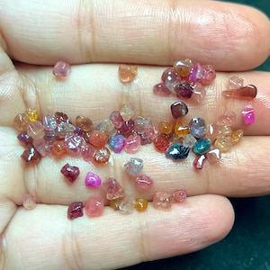 Beautiful Natural Spinel Gemstone Rough, AAA Clean Transparency, Multi ...