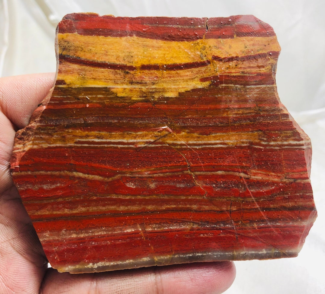 Gorgeous Natural Jasper Gemstone Rough Slice Healing - Etsy