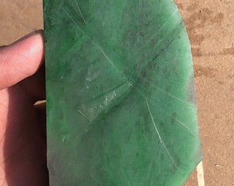 Bright Green Color Healing Protection Jade, Natural Jade Gemstone Rough ...