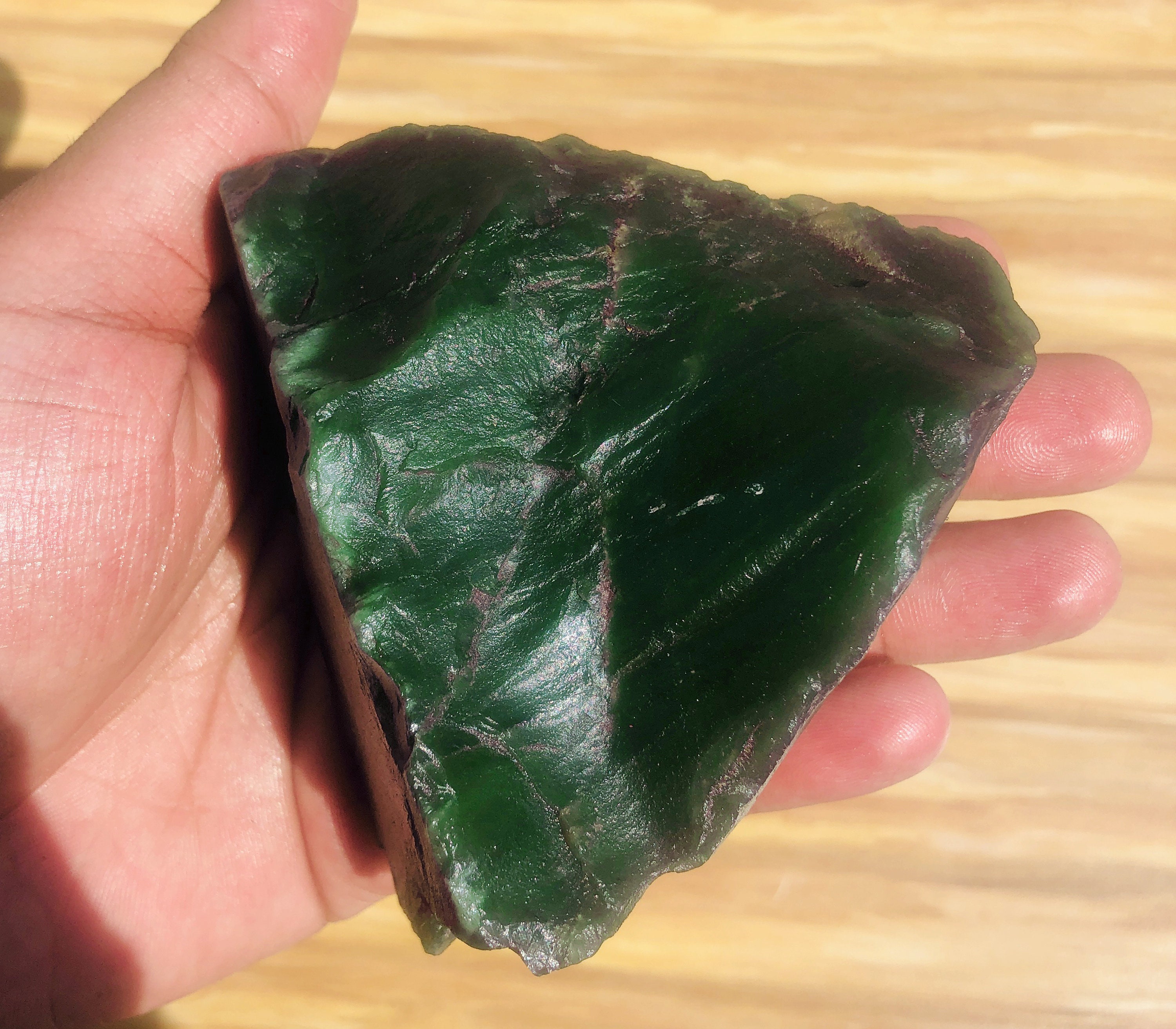 Large Size Jade Natural Green Jade Rough Gemstone Raw | Etsy