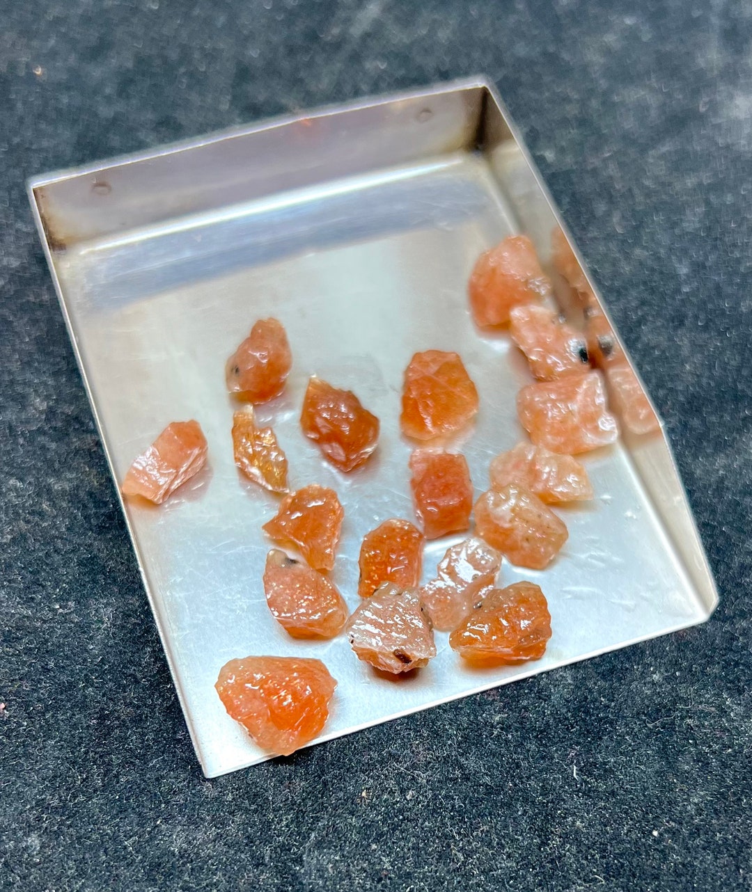 11MM-13MM, Natural Running Fire Sunstone Gemstone Rough, Flashy ...