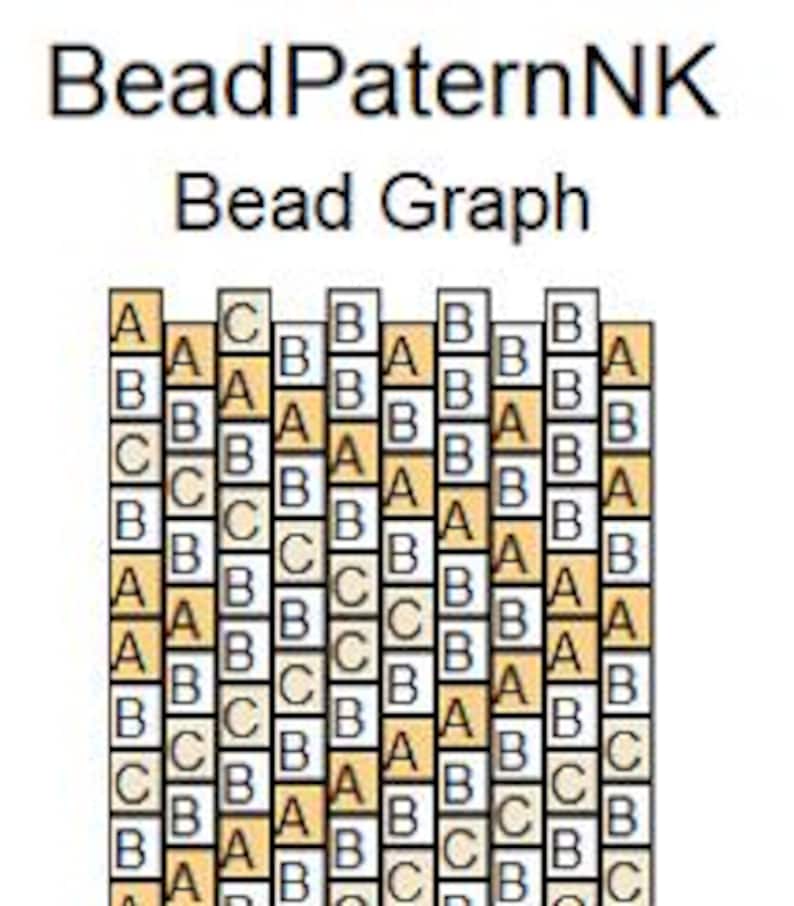 Even Count Peyote Pattern, Even Peyote Ring Beading Pattern, Miyuki ...