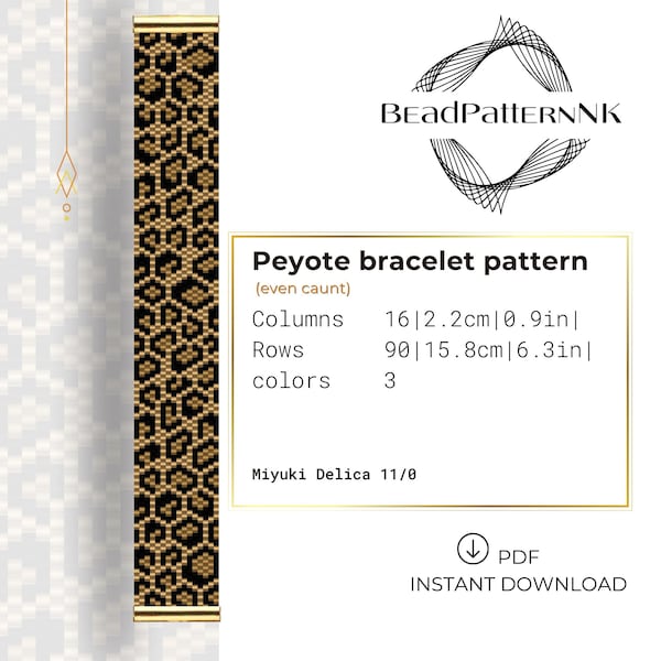 Boho Leopard Bracelet - Etsy