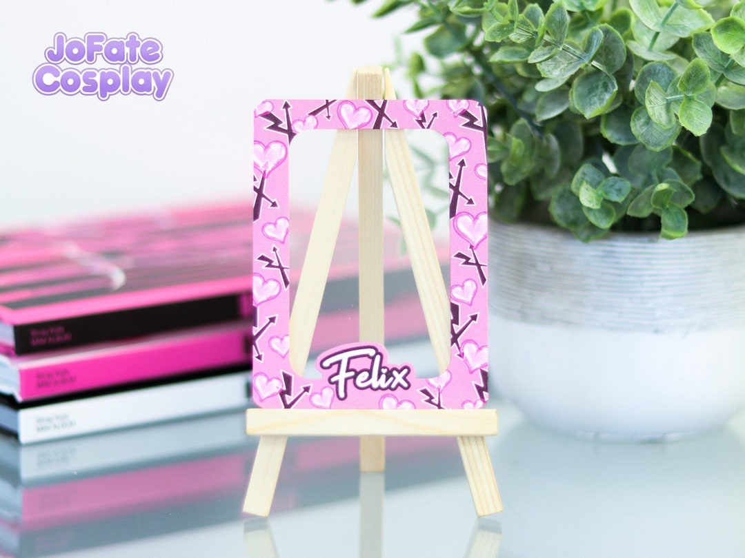 SKZ Themed Pink Hearts Toploaders / Options for All Members - Etsy