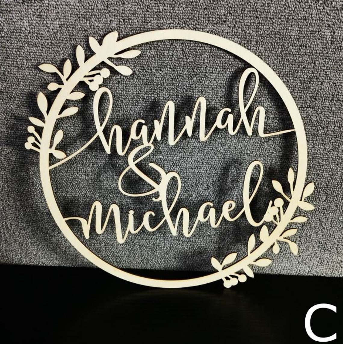 Wedding ring wedding sign wedding decoration gift for bride | Etsy