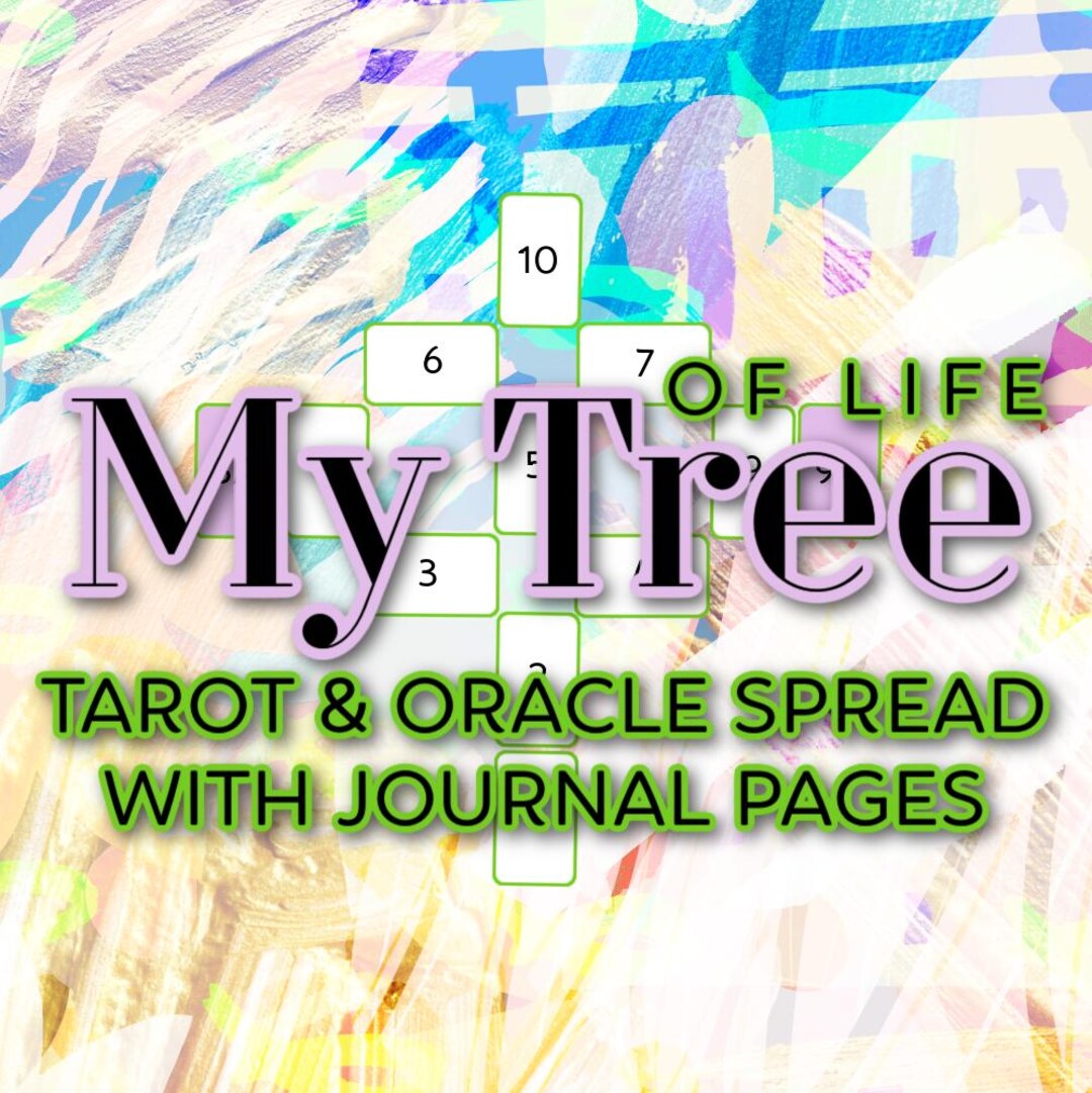 My TREE of LIFE Tarot & Oracle Spread With Journal Pages Tarot Spreads ...