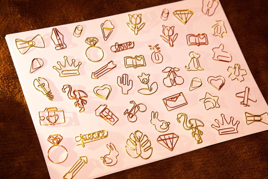 Novelty Shaped Paperclips - School Supplies - Journal Supplies ...