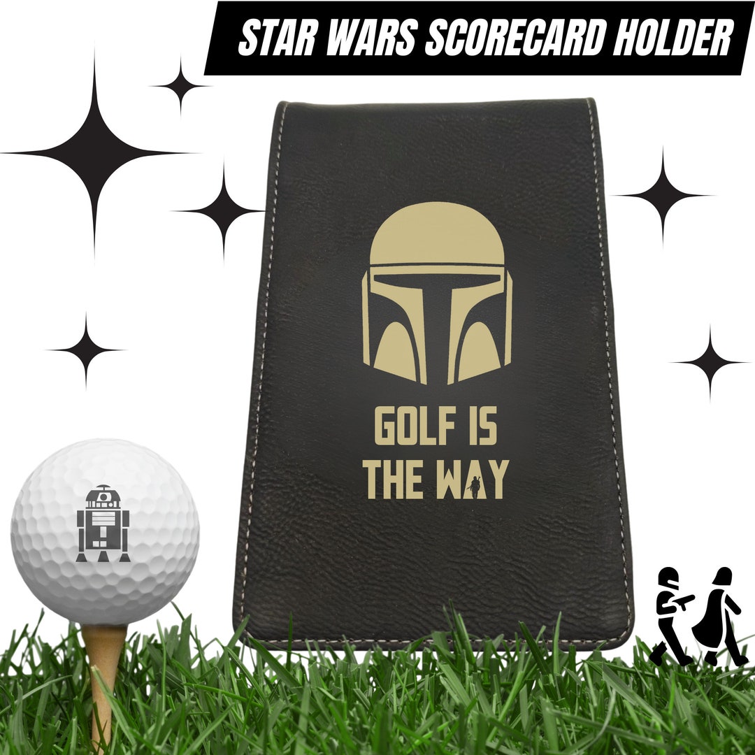 Star Wars Golf Scorecard Holder | the Mandalorian | 4 Exclusive Colours ...