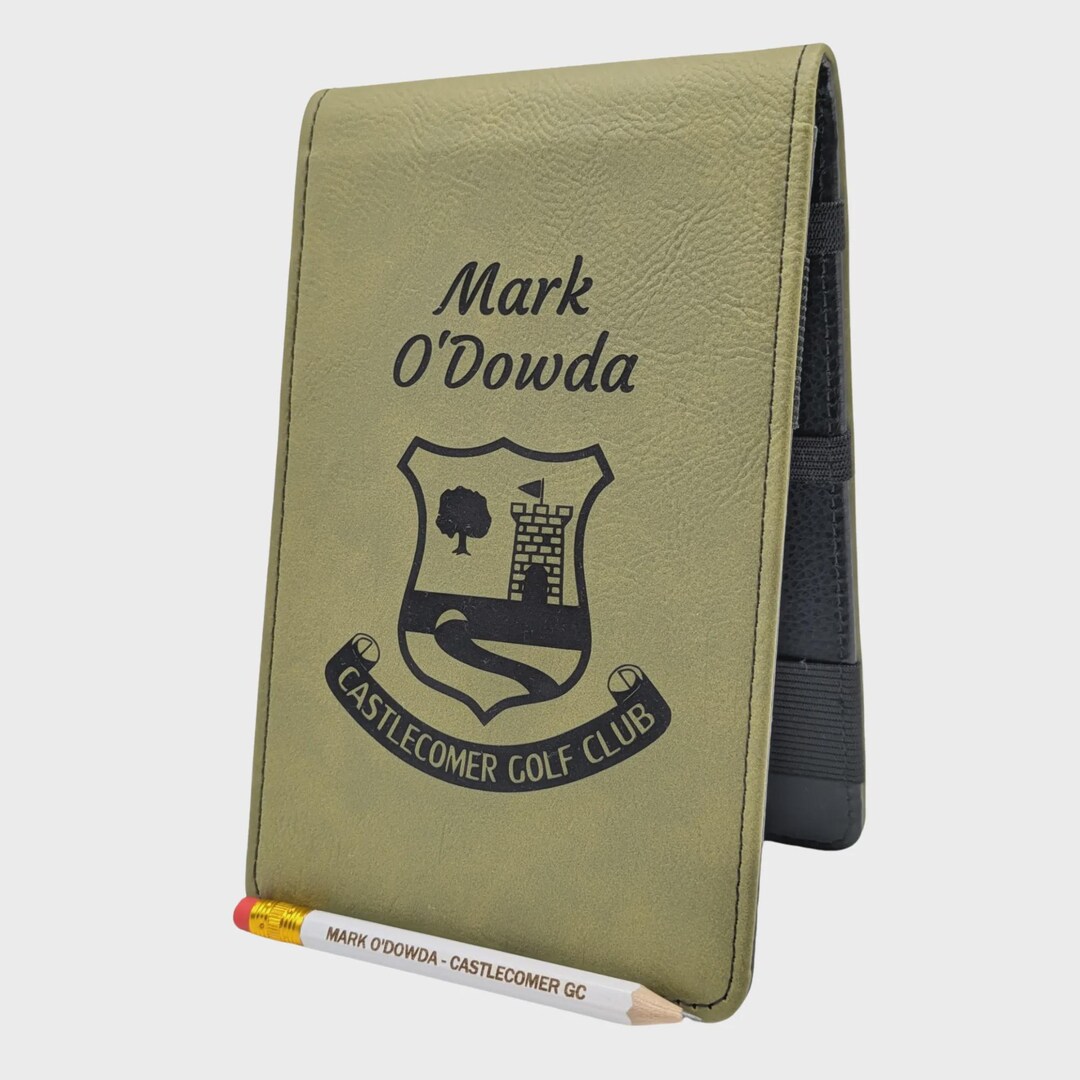 Custom Golf Scorecard Holder: Personalized Logo & Text, Bulk Discounts ...