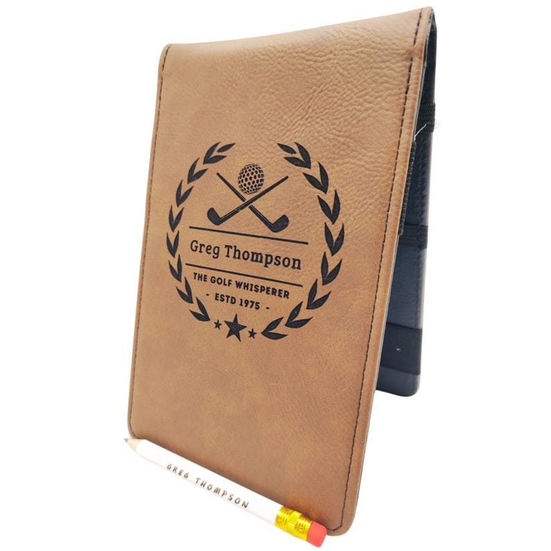 Golf Scorecard Holder (10 Fun Options) Add Golfers Name & Year! | Grey ...