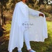 White Linen Hooded Cloak , Selham,burnous - Etsy