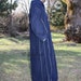 Winter Moroccan Thobe, Wool Djellaba , Hooded Thawb-navy BLUE - Etsy