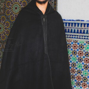 Hooded Winter Cloak , Selham, Cloak With Hood ,moroccan Burnous - Etsy