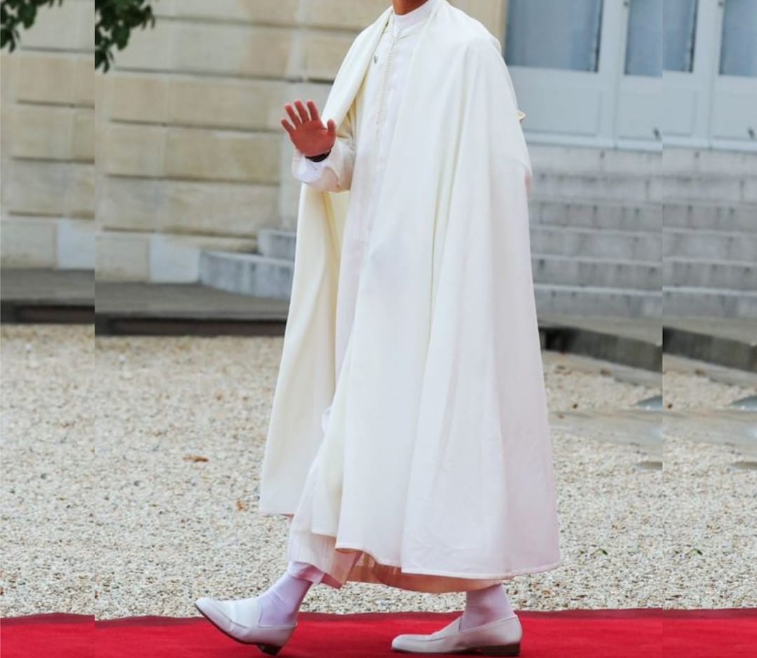 White Linen Hooded Cloak ,selham, Linen Cape ,moroccan Burnous - Etsy