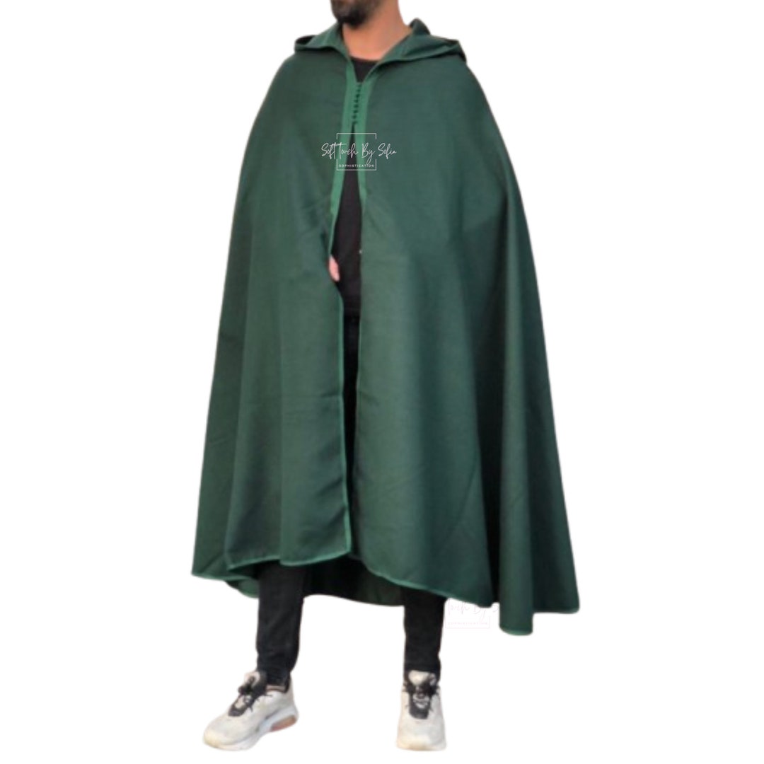 Hooded Winter Cloak , Selham, Cloak With Hood ,moroccan Burnous - Etsy