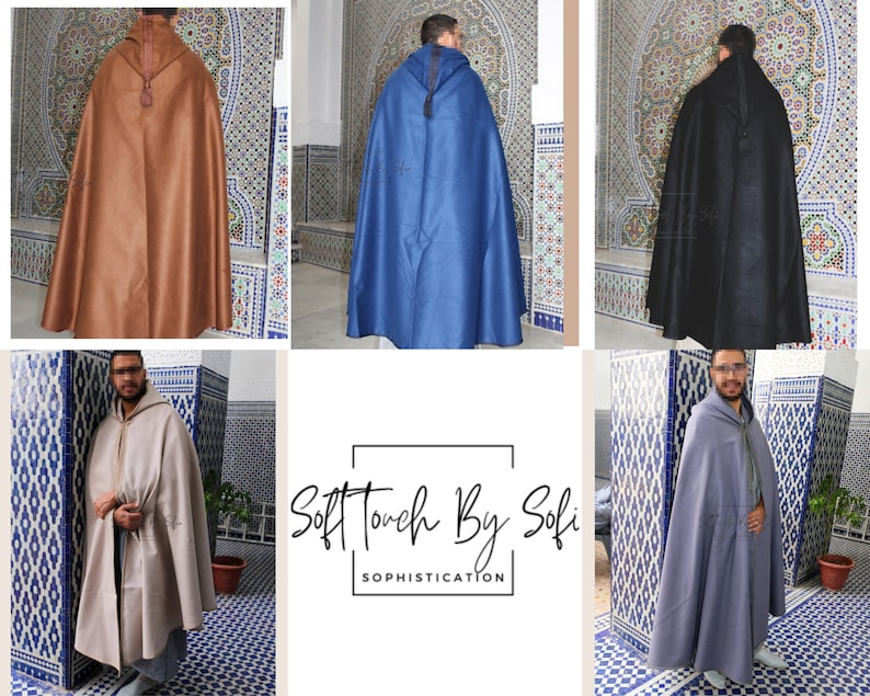 Hooded Winter Cloak , Selham, Cloak With Hood ,moroccan Burnous - Etsy