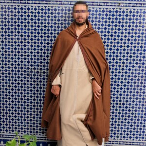 Selham, Burnous ,cloak With Hood ,hooded Winter Cloak - Etsy