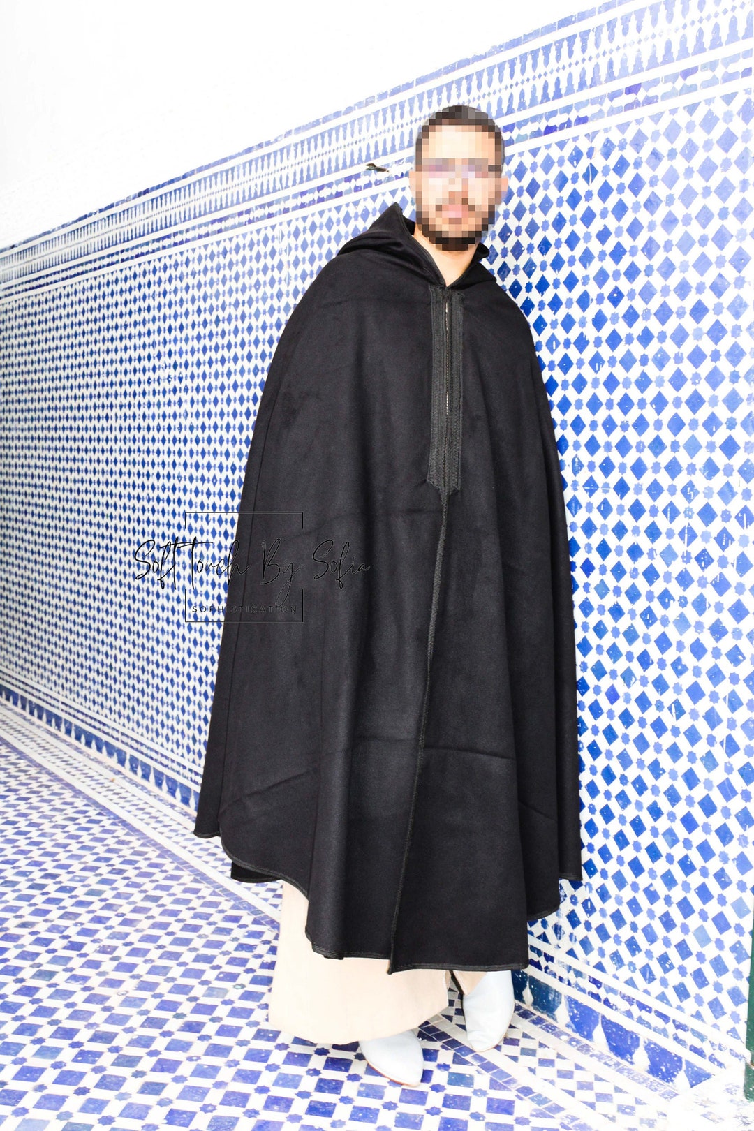 Hooded Winter Cloak , Selham, Cloak With Hood ,moroccan Burnous - Etsy