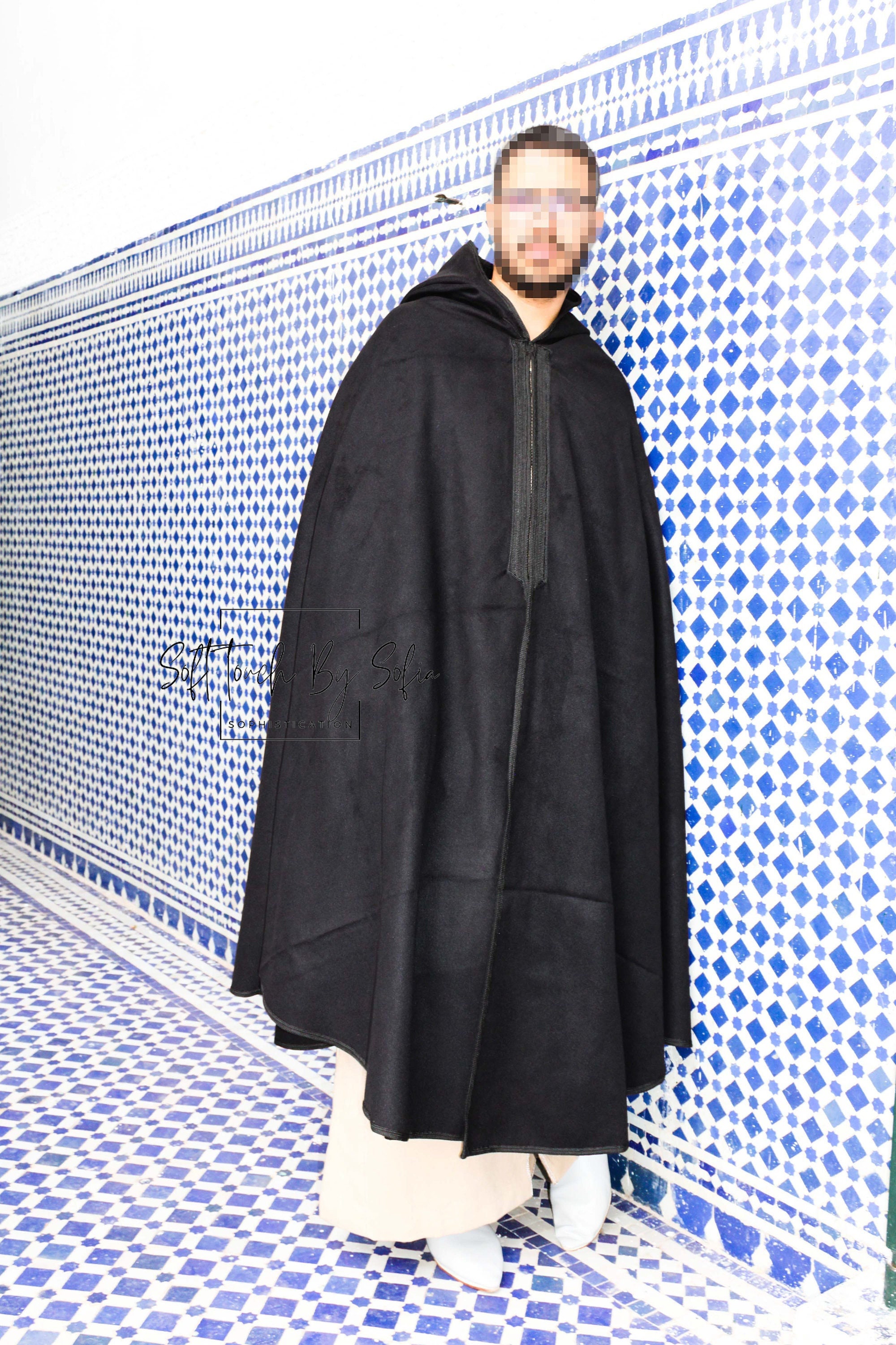 Hooded Winter Cloak , Selham, Cloak With Hood ,moroccan Burnous - Etsy