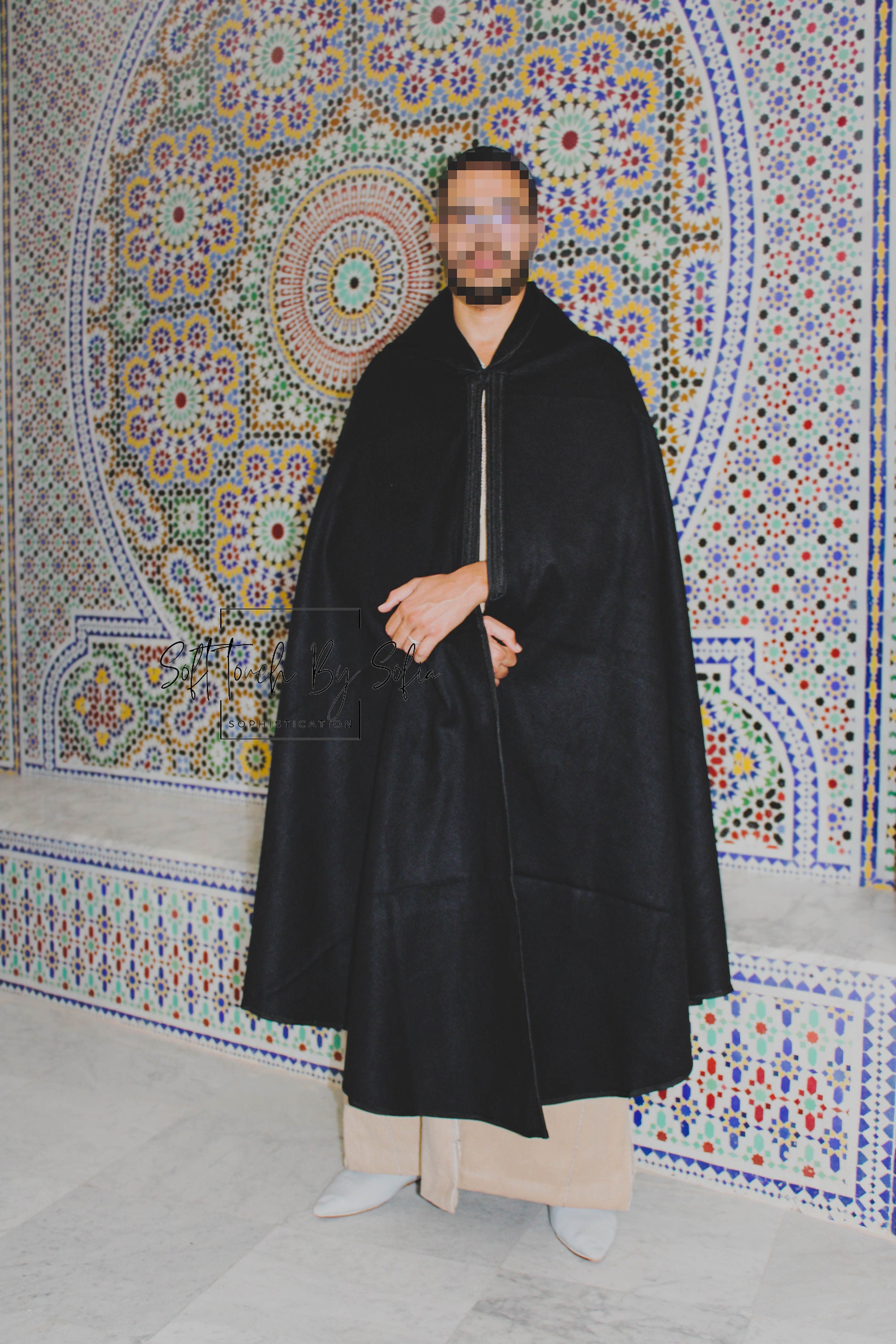 Hooded Winter Cloak , Selham, Cloak With Hood ,moroccan Burnous - Etsy