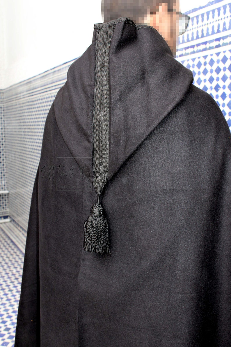Hooded Winter Cloak , Selham, Cloak With Hood ,moroccan Burnous - Etsy