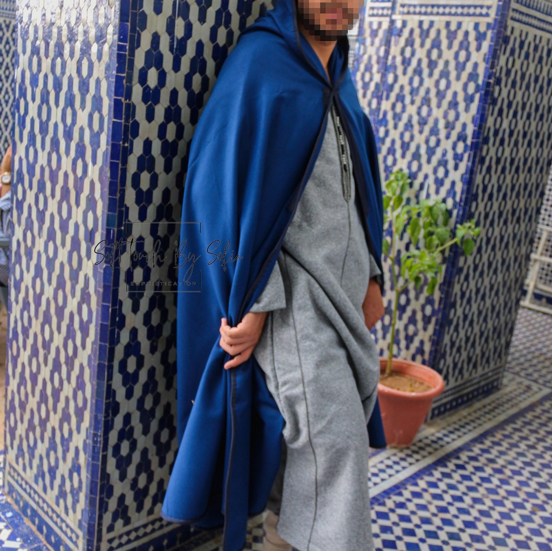 Hooded Winter Cloak , Selham, Cloak With Hood ,moroccan Burnous - Etsy