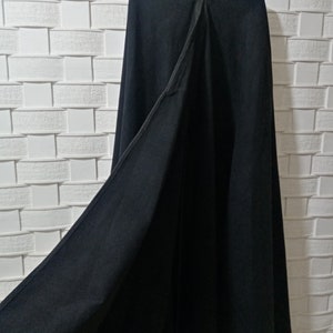 Hooded Winter Cloak , Selham, Black Cloak With Hood ,moroccan Burnous ...