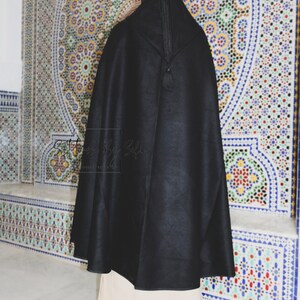 Hooded Winter Cloak , Selham, Cloak With Hood ,moroccan Burnous - Etsy