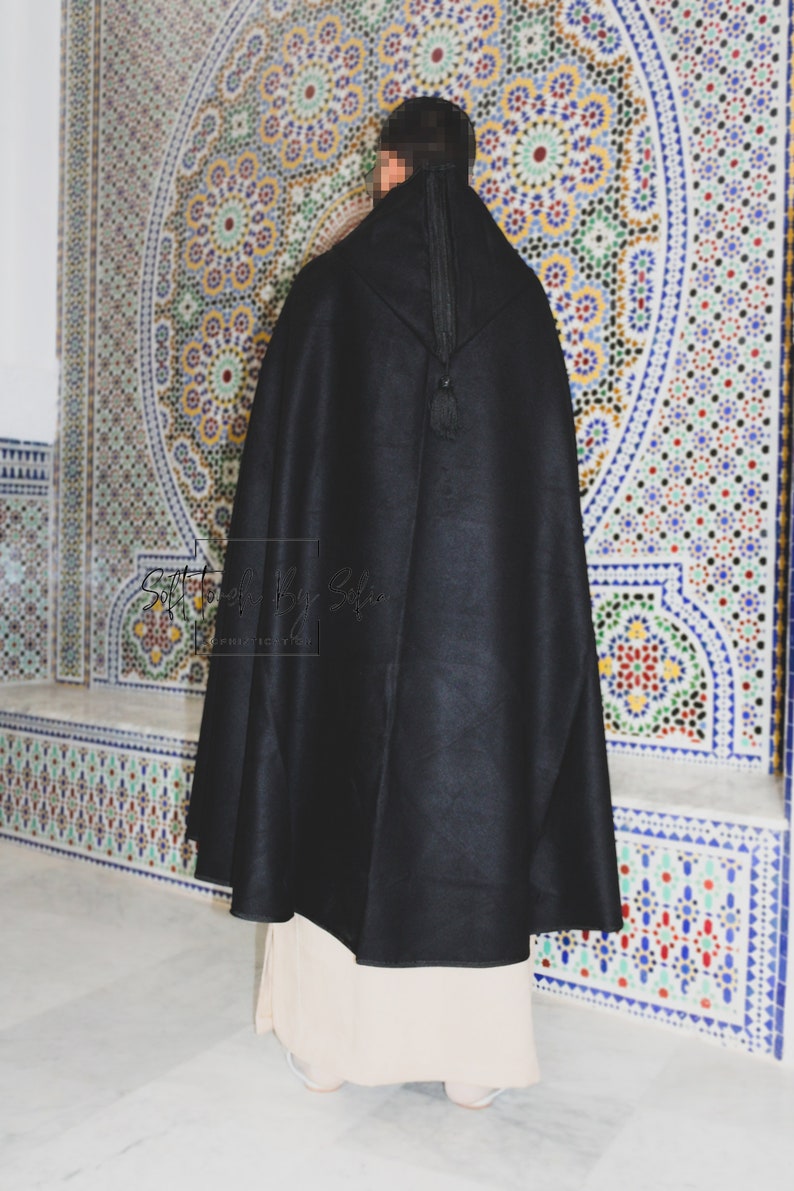 Hooded Winter Cloak , Selham, Cloak With Hood ,moroccan Burnous - Etsy